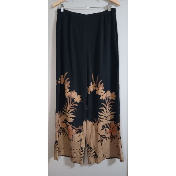 Tori Richard | Pants & Jumpsuits | Tori Richard Honolulu 4 Black Silk ...